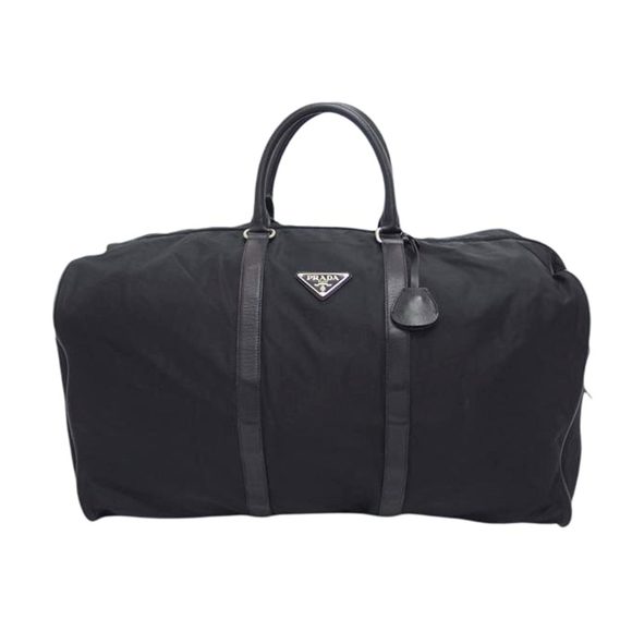 Prada | Bags | Prada Prada Nylon Boston Bag Black | Poshmark